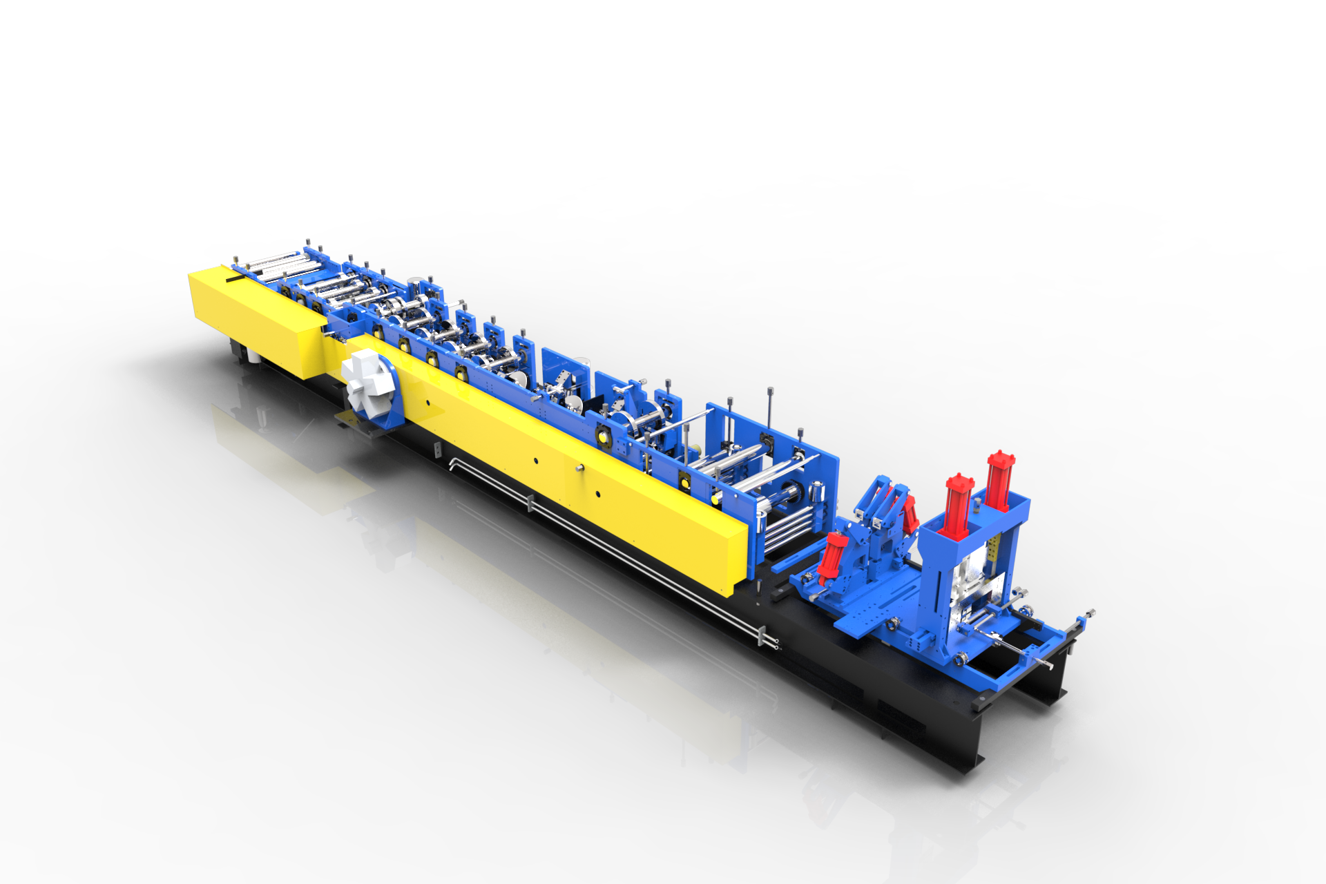 LS300 3.0mm Automatic CU Purlin Machine - Metoform Tech